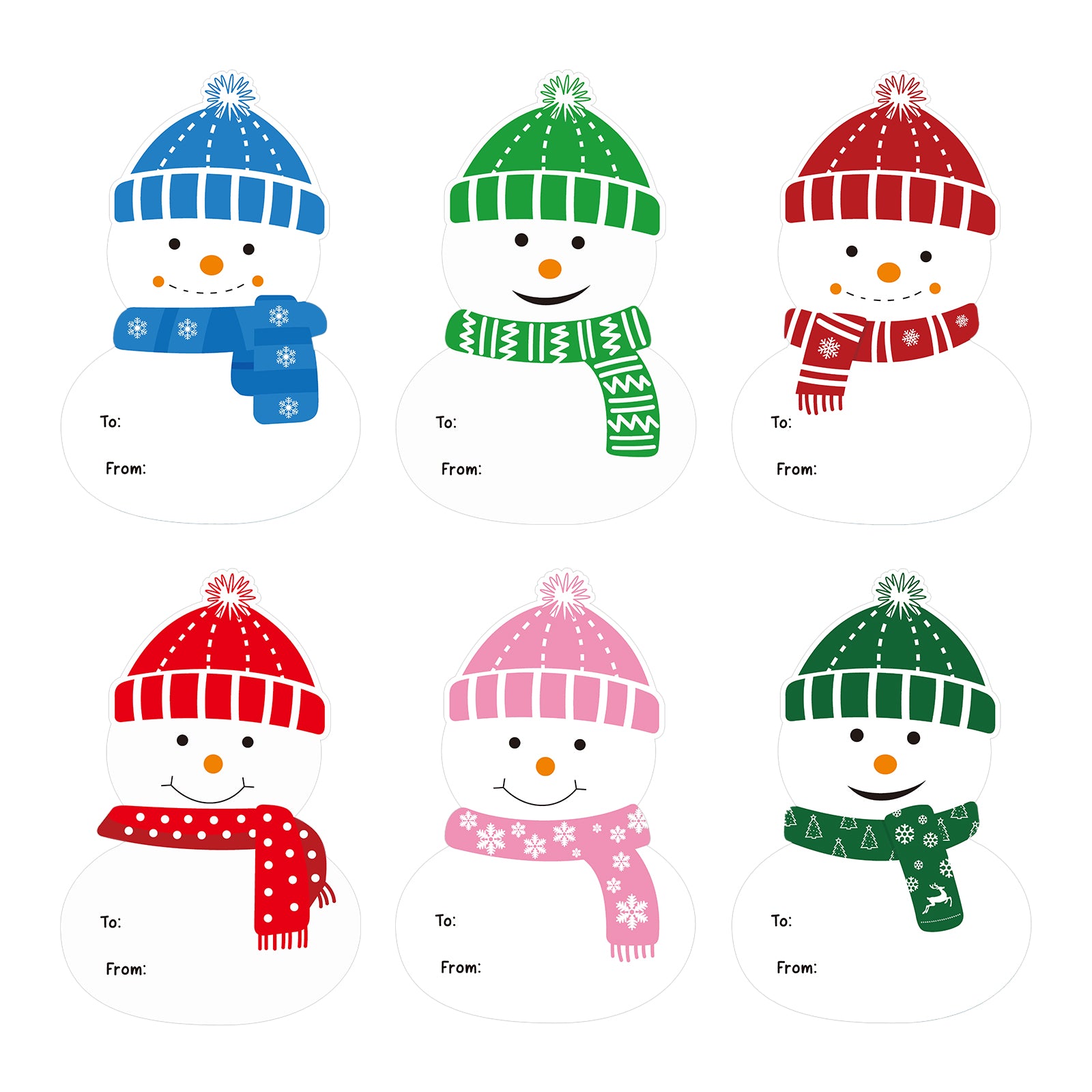 Anwyll Christmas Gift Name Tags Stickers,Self-Adhesive to from Christm ...