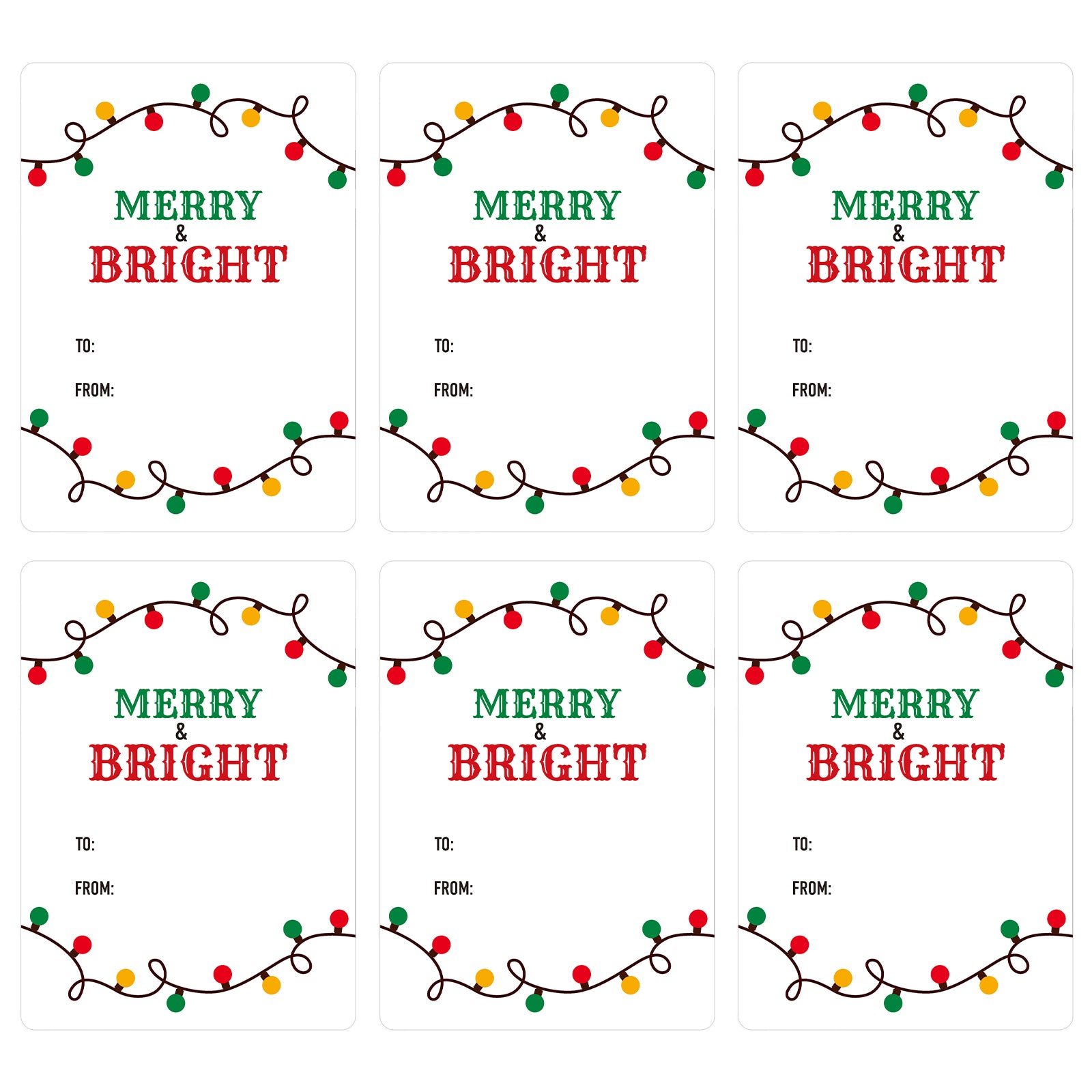 Anwyll Christmas Gift Tags Stickers Christmas Name Tags Stickers 120Pc My Store