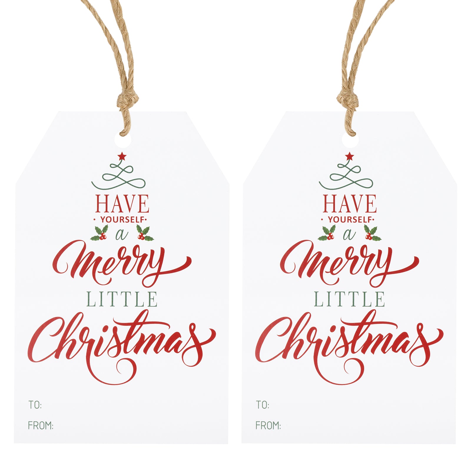 Anwyll Christmas Gift Tags,50Pcs Merry Christmas Gift Wrapping Name Ta ...